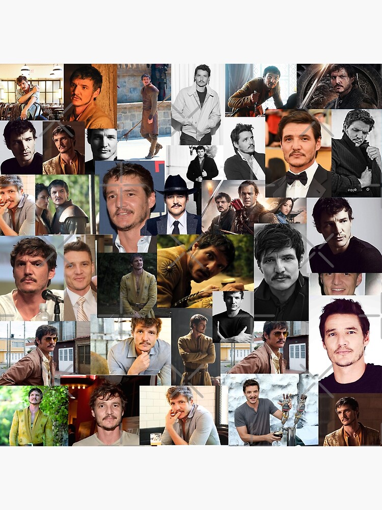 "Pedro Pascal Actor Photos Ultimate Super Collage Design" Poster for ...