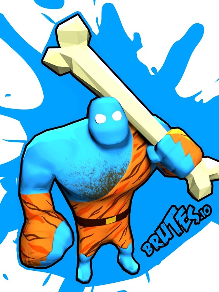 "Brutes.io (Brute Caveman Blue)" iPhone Case for Sale by brutes | Redbubble