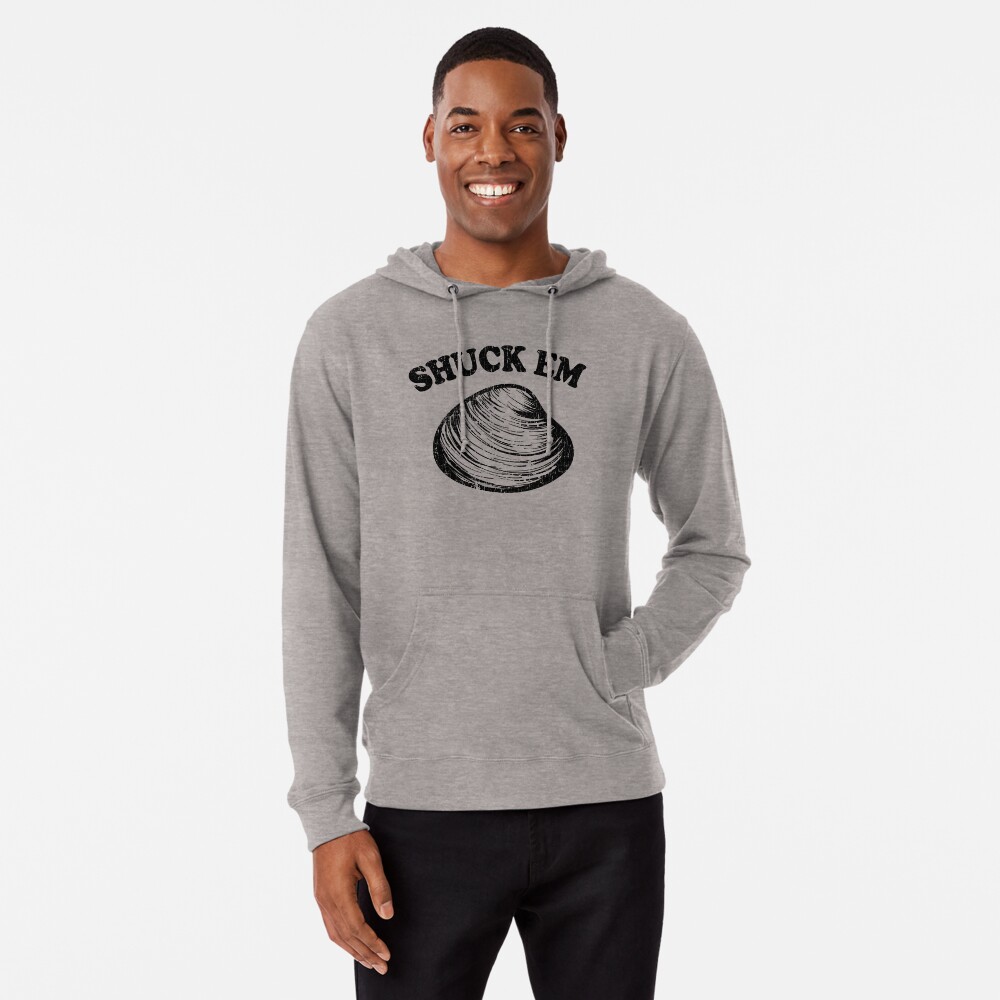 "Shuck Em Clams Quahog Shellfish Shucking Digging Raking Shirt " Art ...