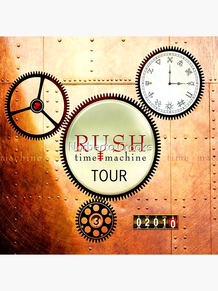 "Rush - Time Machine" Sticker for Sale by norbertoshop1 | Redbubble