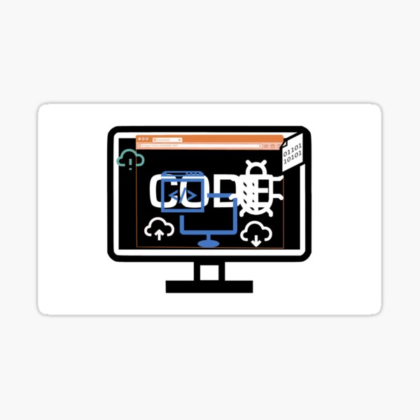 Coding Site Sticker For Sale By Devhackerpython Redbubble