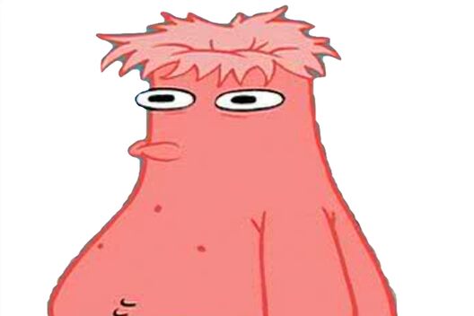 "Patrick Star Head Ripped Off" Canvas Prints by marcoriccione | Redbubble