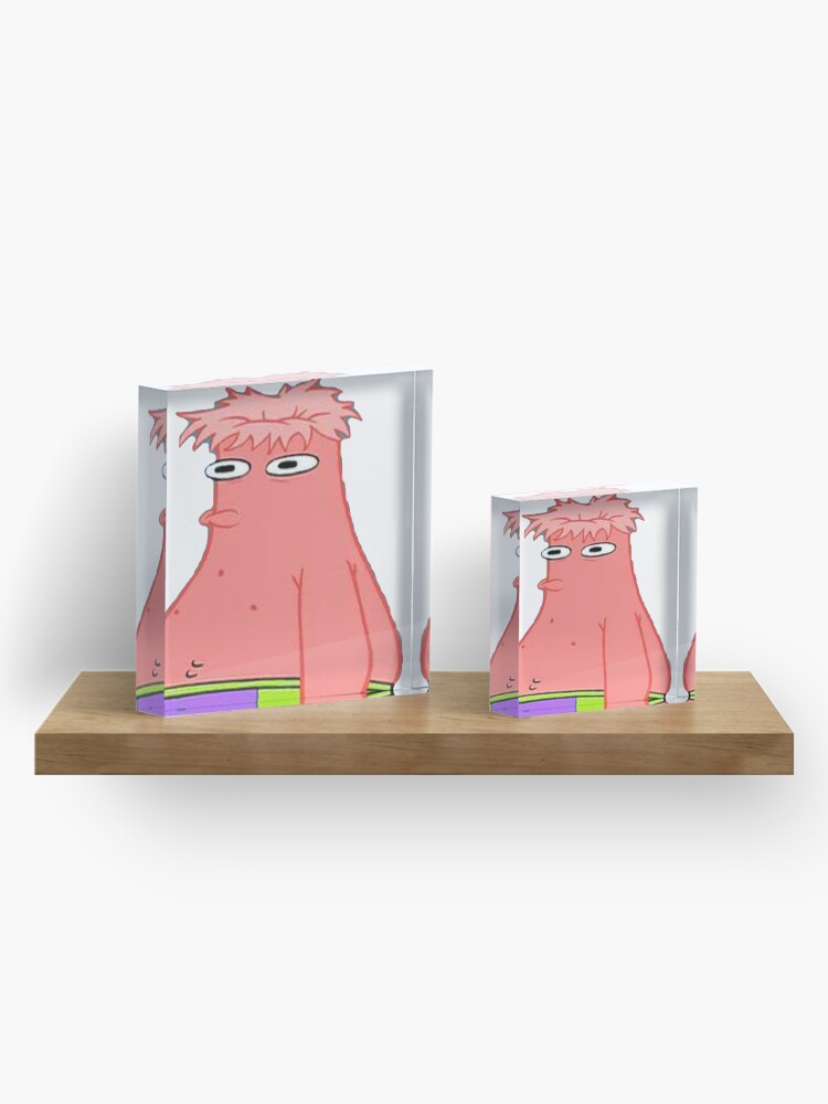 "Patrick Star Head Ripped Off" Acrylic Block for Sale by marcoriccione ...