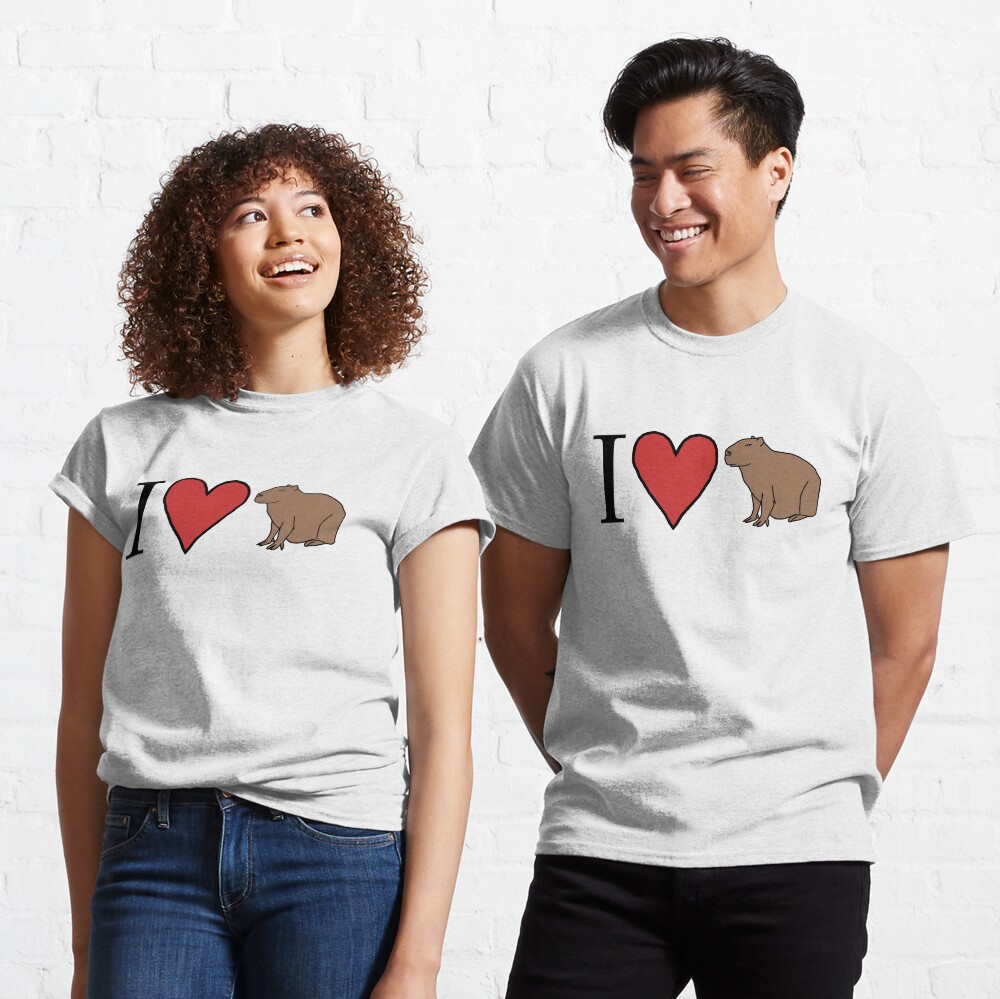 "I Love Capybaras Graphic" Sticker for Sale by ellenhenry | Redbubble