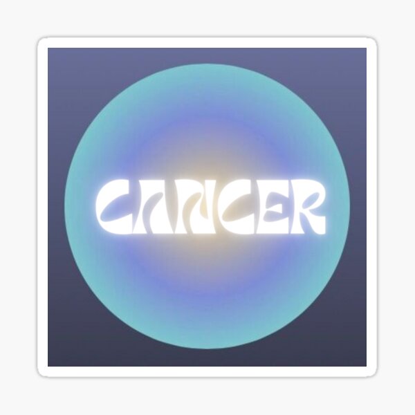 Cancer Zodiac Sign Sticker For Sale By Biancavdb Redbubble