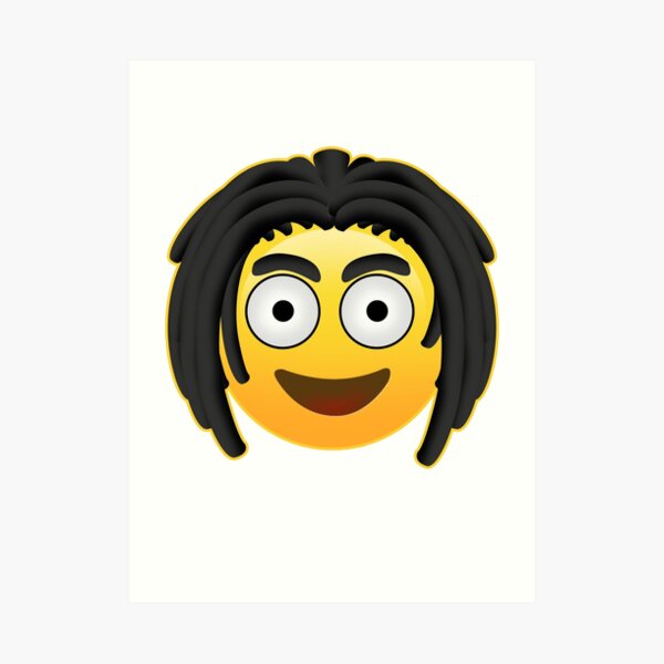 "Emoji (Dreadlocks)" Art Print for Sale by HippoCollection | Redbubble