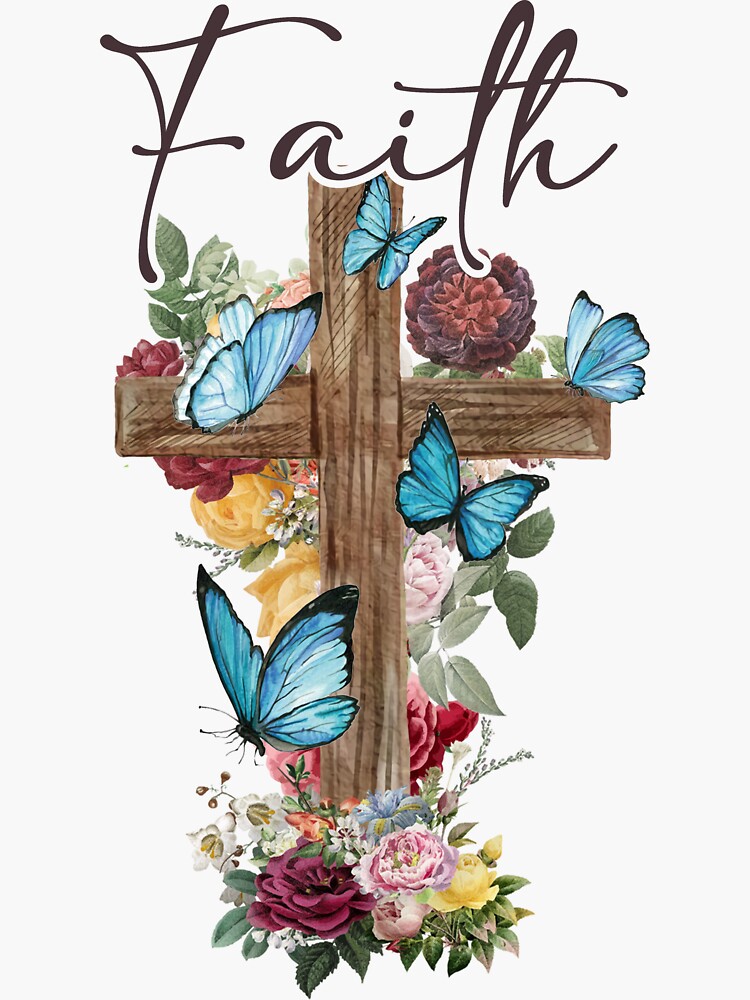 "Faith -Best Butterfly" Sticker for Sale by badretop | Redbubble