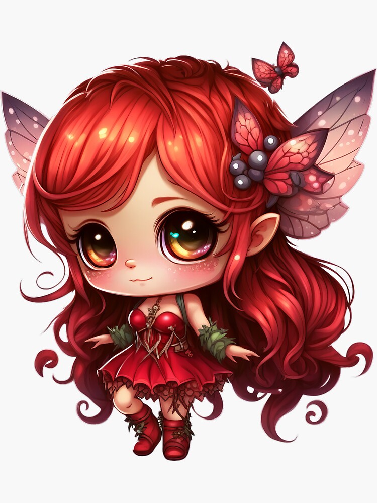 "Chibi Fay Charm" Sticker for Sale by TheChibiStore | Redbubble