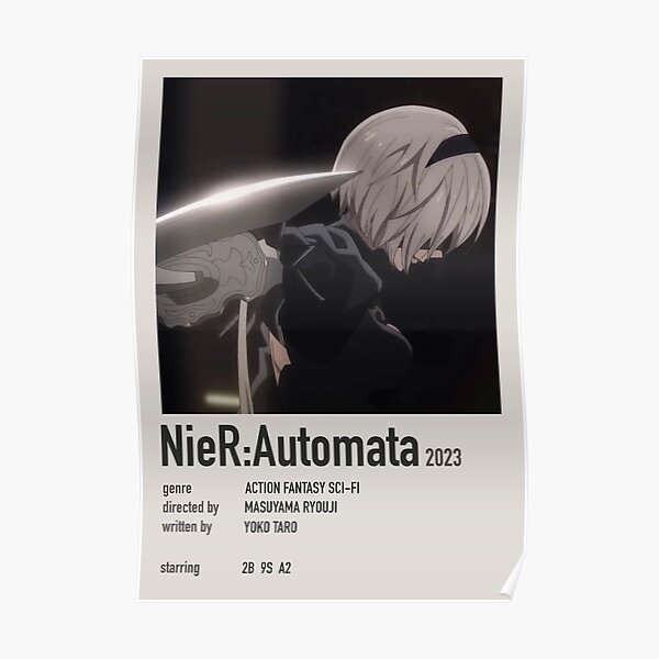 "NieR:Automata" Poster for Sale by MiikxCry | Redbubble