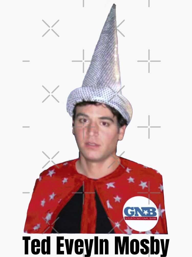 "Wizard Ted" Sticker for Sale by eli-irene-day | Redbubble