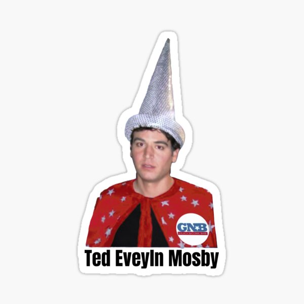 "Wizard Ted" Sticker for Sale by eli-irene-day | Redbubble