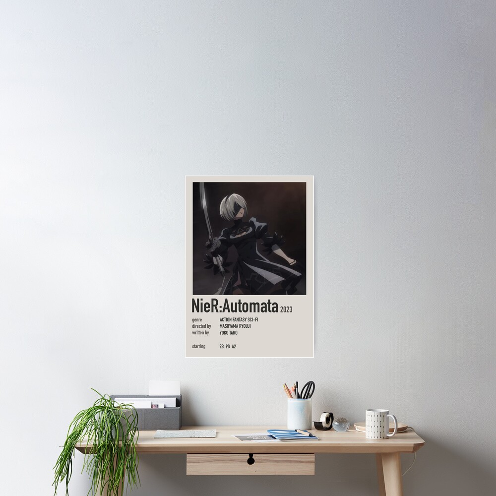 "NieR:Automata" Poster for Sale by MiikxCry | Redbubble