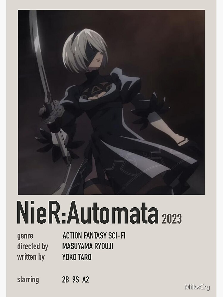 "NieR:Automata" Poster for Sale by MiikxCry | Redbubble