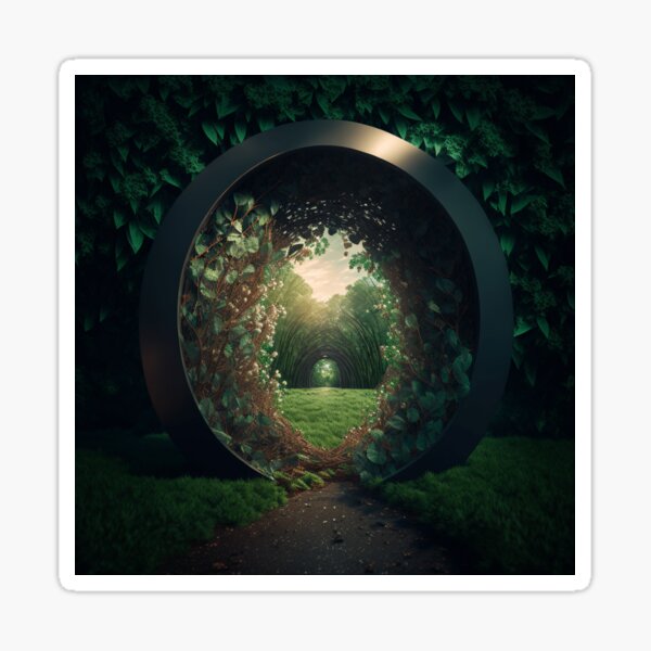 "Magic Portal" Sticker for Sale by AtesDesigns | Redbubble