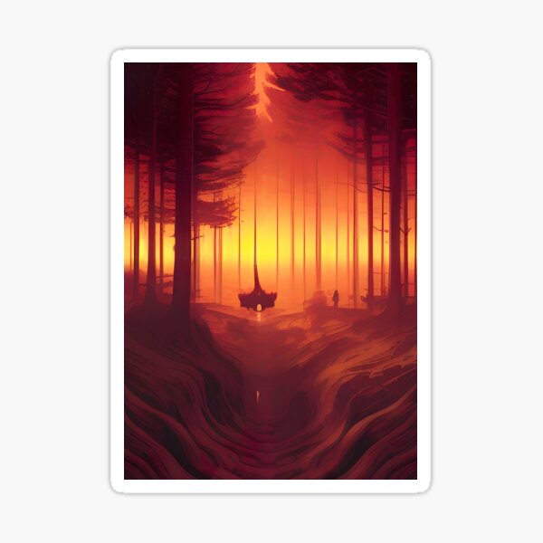 "Fire Island Temple" Sticker for Sale by FriskyLemur | Redbubble