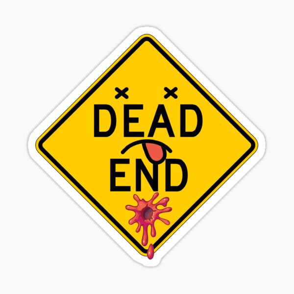 "Absurd Humor Design: DEAD END" Sticker for Sale by CamiloMS | Redbubble