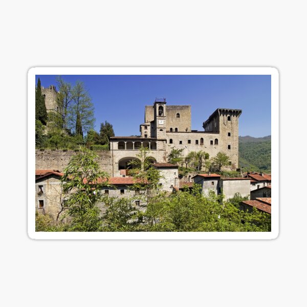 "Verrucola de Bosi Castle - Italy" Sticker for Sale by paolo1955 ...