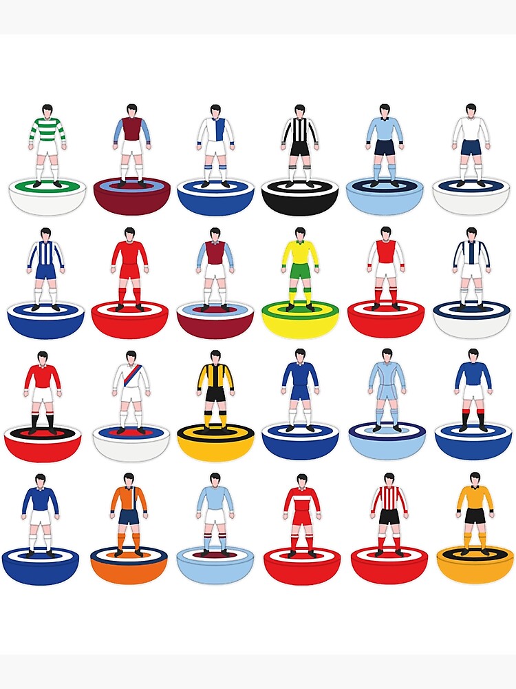 "Subbuteo Teams" Poster for Sale by Beamalevichs | Redbubble