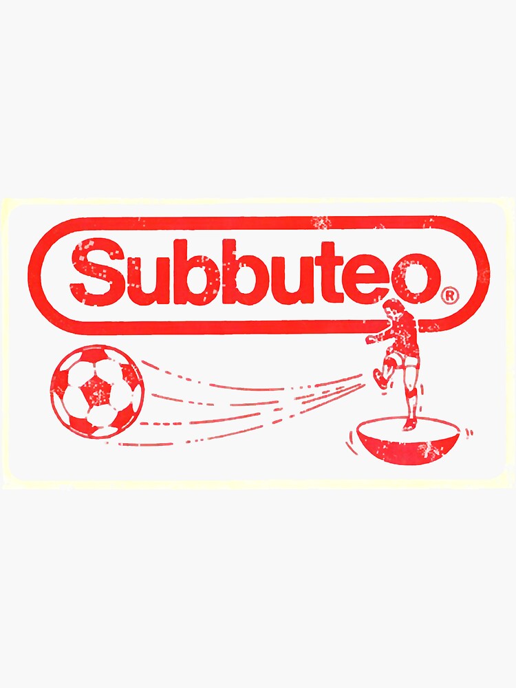 "Retro subbuteo" Sticker for Sale by Beamalevichs | Redbubble