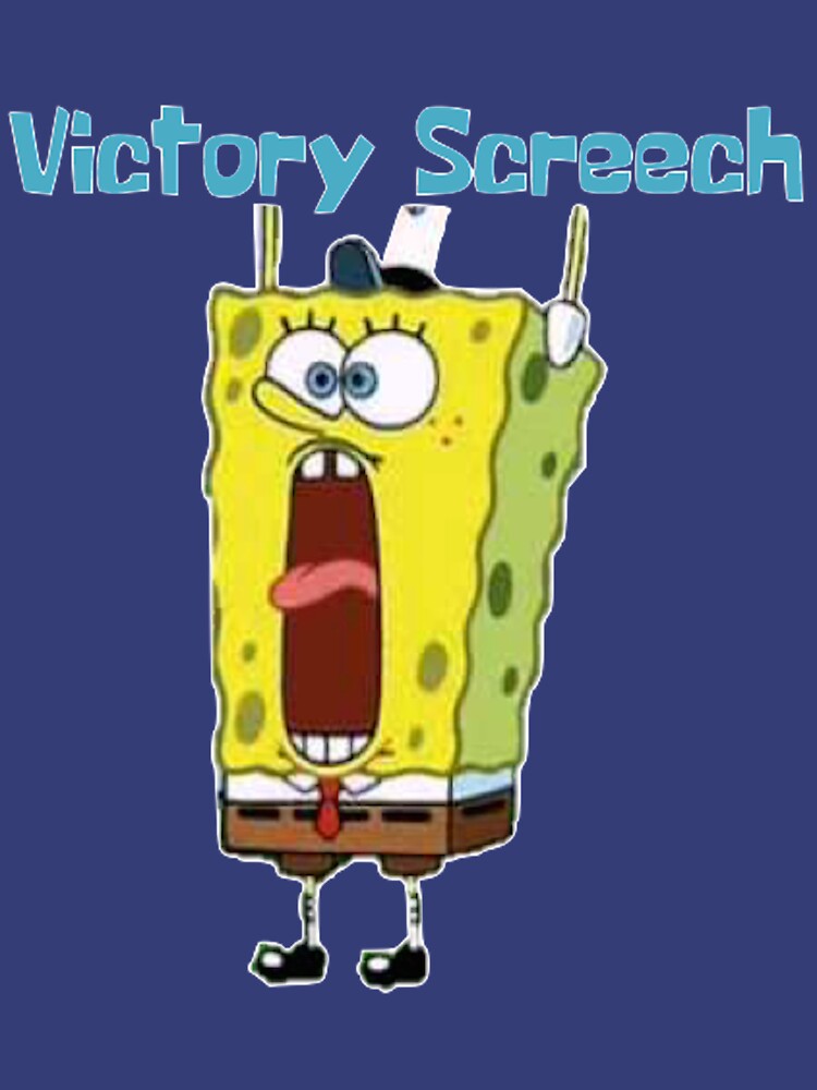 "Spongebob Victory Screech" T-shirt for Sale by marcoriccione ...