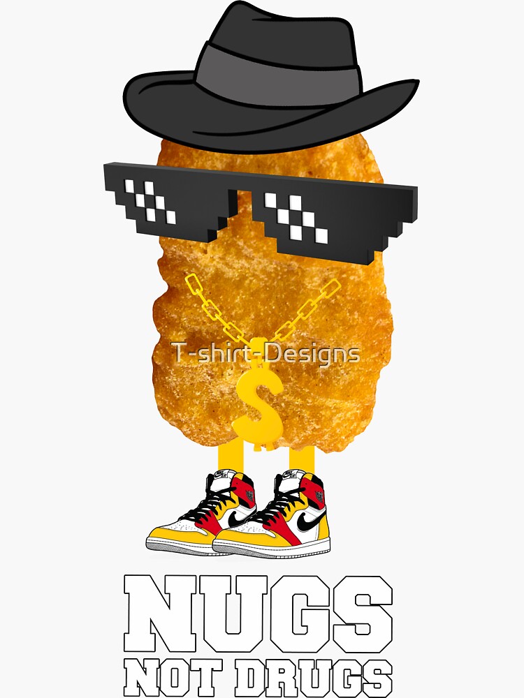"Nug Life McDonalds Chicken Nuggets " Sticker for Sale by T-shirt ...