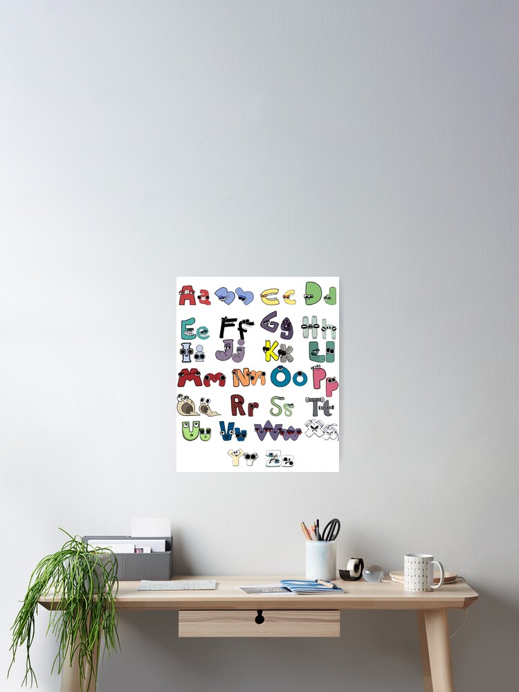 "Alphabet Lore a to z" Poster for Sale by YupItsTrashe | Redbubble