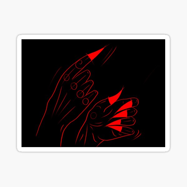 "Evil game" Sticker for Sale by Mhilow | Redbubble