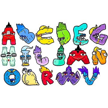 "Alphabet lore transformation" Poster for Sale by YupItsTrashe | Redbubble