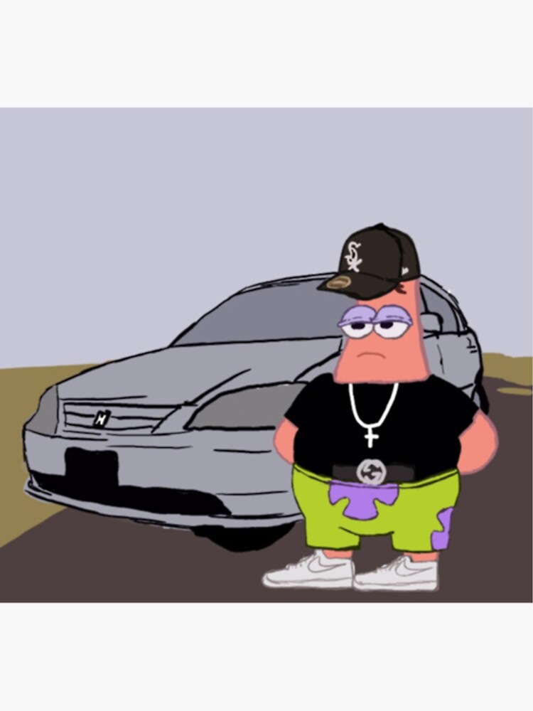 "Patrick star " Sticker for Sale by unifaith22 | Redbubble