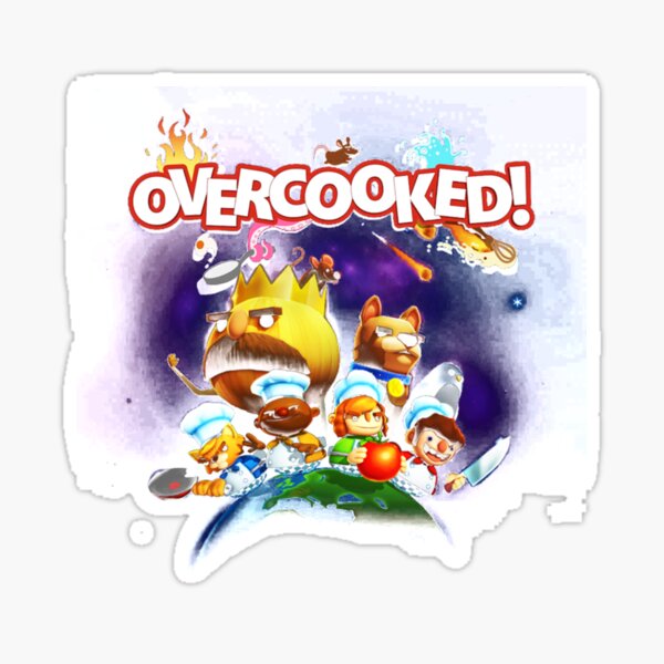 "OVERCOOKED" Sticker for Sale by HyperCultes | Redbubble