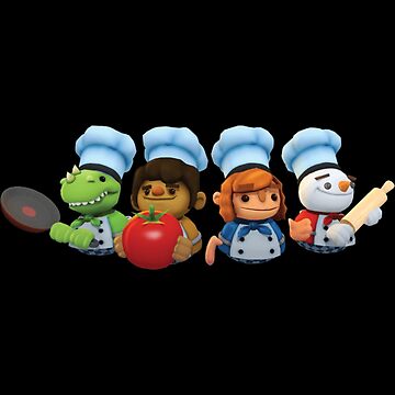 "OVERCOOKED character" Sticker for Sale by HyperCultes | Redbubble