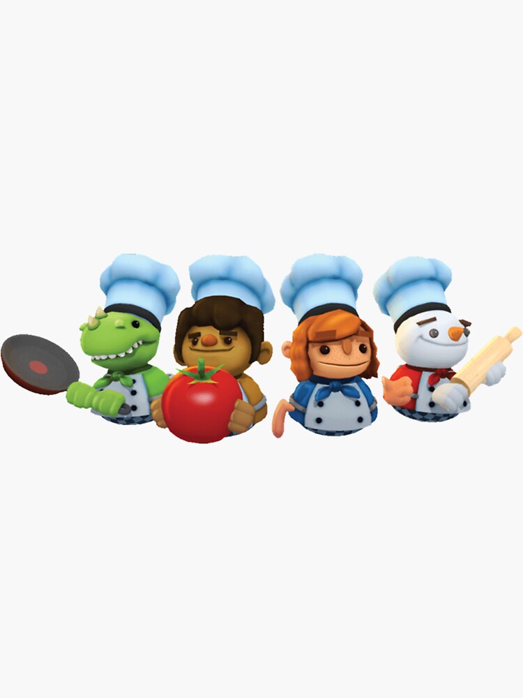"OVERCOOKED character" Sticker for Sale by HyperCultes | Redbubble