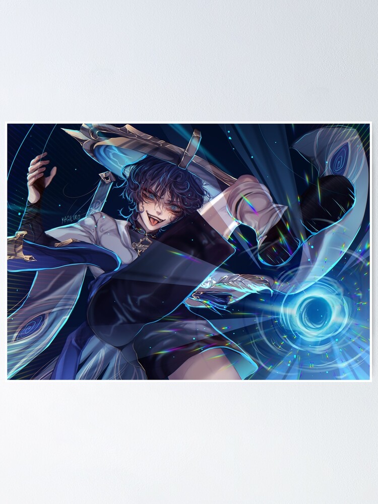 "Scaramouche Genshin Impact" Poster for Sale by yagiluro | Redbubble