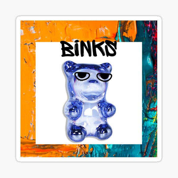 "BINKS GUMMY BEAR 2" Sticker for Sale by BINKbykym | Redbubble