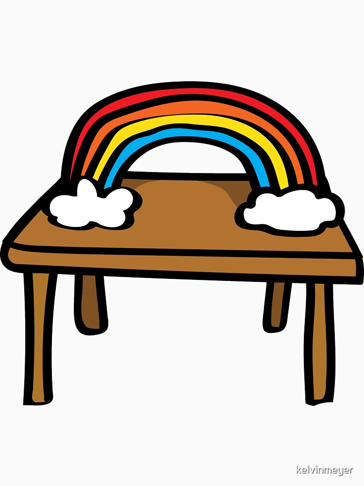 "Rainbow Table" T-shirt for Sale by kelvinmeyer | Redbubble | rainbow ...