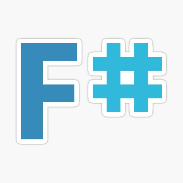 Fsharp Sticker For Sale By Mrshy Redbubble