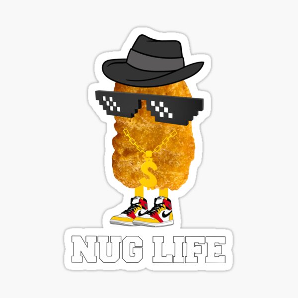 "Nug Life McDonalds Chicken Nuggets " Sticker for Sale by T-shirt ...