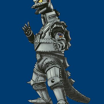"Zilla mecha" Sticker by Anet-Applehead | Redbubble