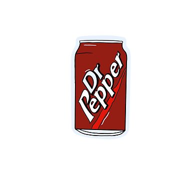 "Bottle of Dr pepper" Sticker by xCloAbs | Redbubble