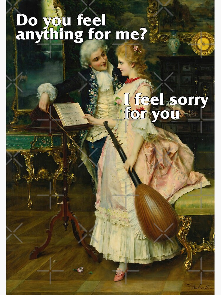 "Funny Classical Art Meme - Rejected" Sticker for Sale by Salukeart ...