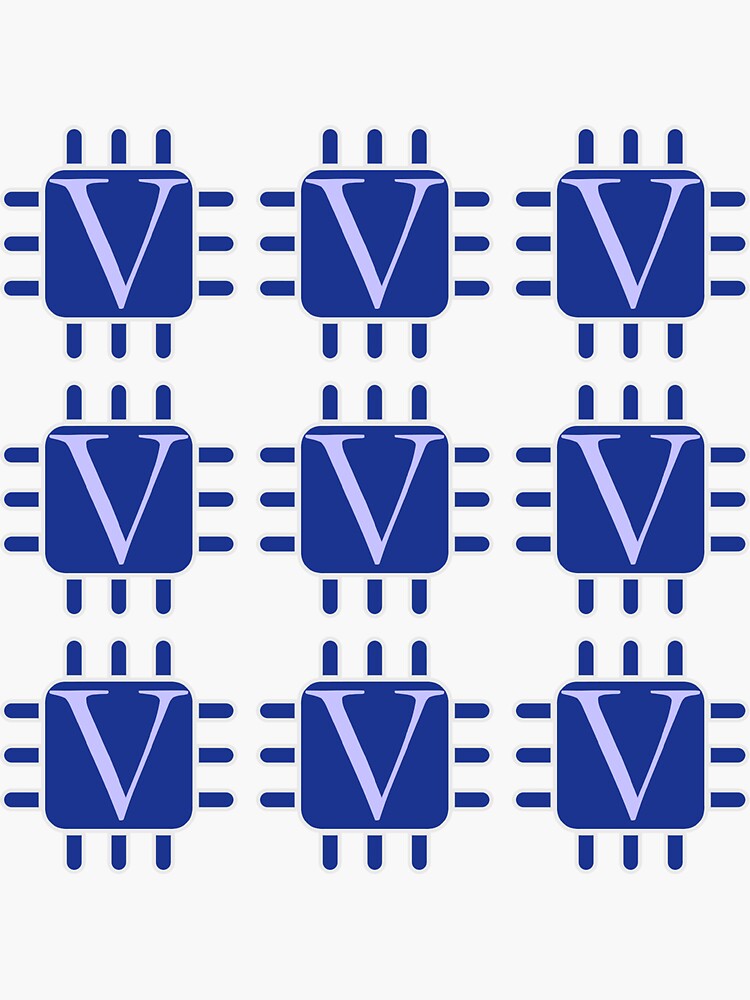 "Verilog Logo 9x" Sticker for Sale by MrShy | Redbubble
