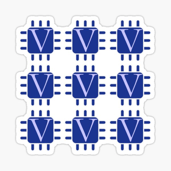 "Verilog Logo 9x" Sticker for Sale by MrShy | Redbubble