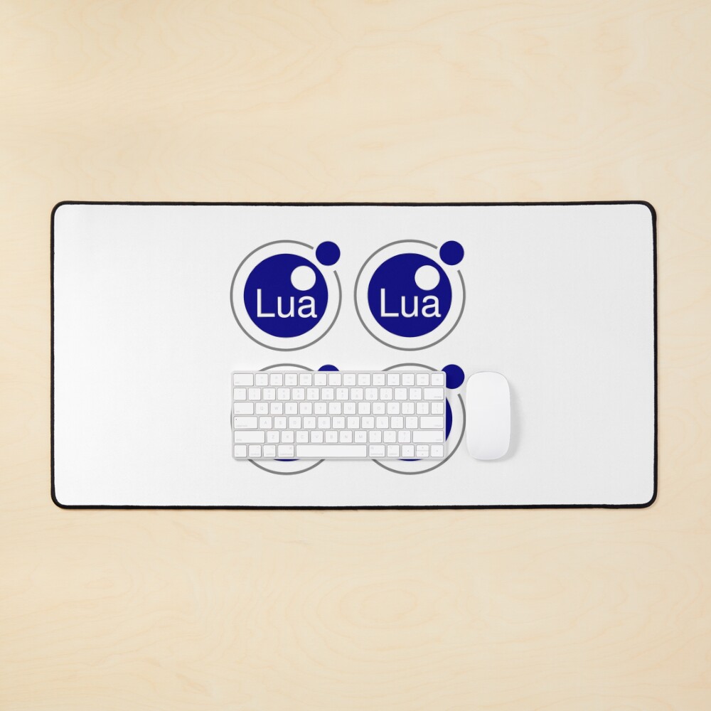 "Lua Logo 4x" Sticker for Sale by MrShy | Redbubble