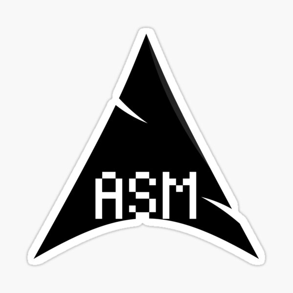 "ASM" Sticker for Sale by MrShy | Redbubble