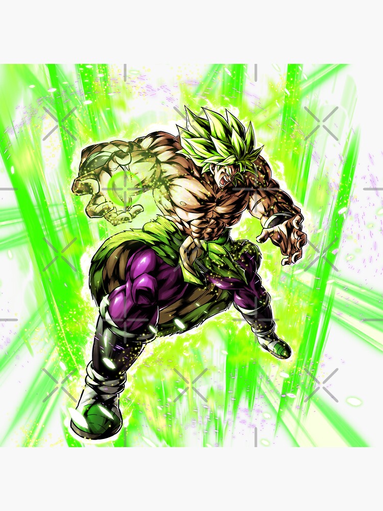 "Broly Full Power" Sticker for Sale by TavPictures | Redbubble