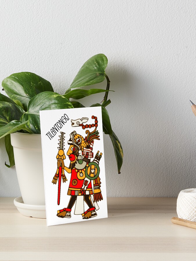 "Tilantongo, Lord of the Mixtecs (with Name)" Art Board Print for Sale ...