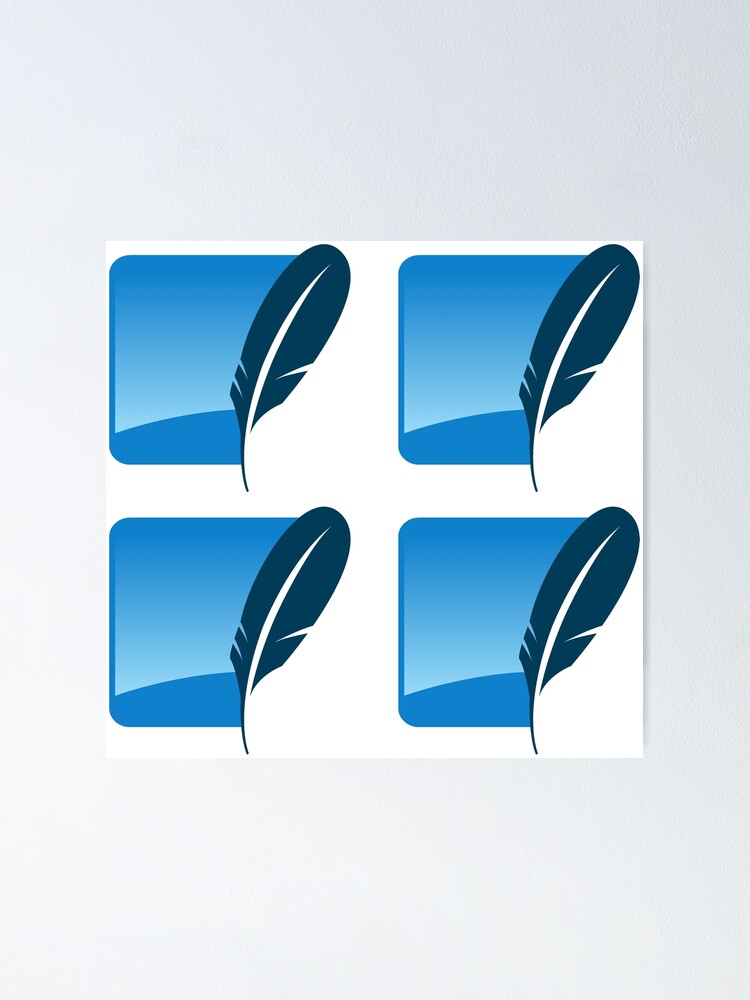 "Sqlite logo" Poster for Sale by Mr Shy | Redbubble