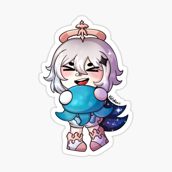 "Genshin impact Paimon fungi chibi artwork " Sticker for Sale by ...