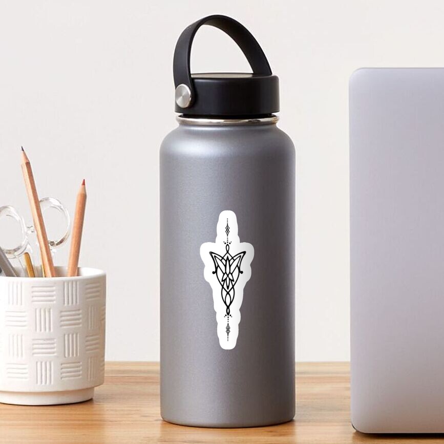 "Arwen Brooch Evenstar" Sticker for Sale by JDIllustrations | Redbubble