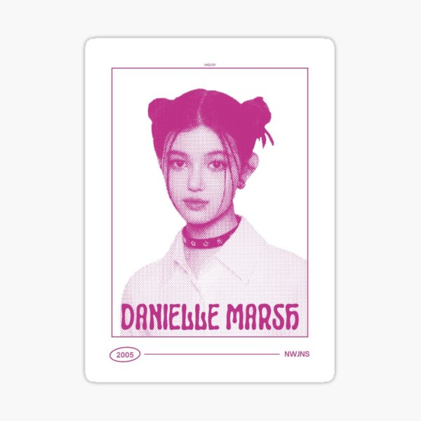 "NewJeans new jeans nwjns danielle pink edit" Sticker for Sale by ...